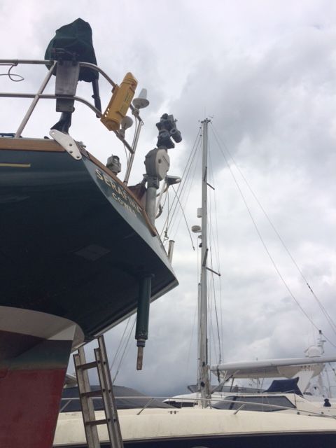 Dufour 41 Sortilege - thru transom - Hydrovane