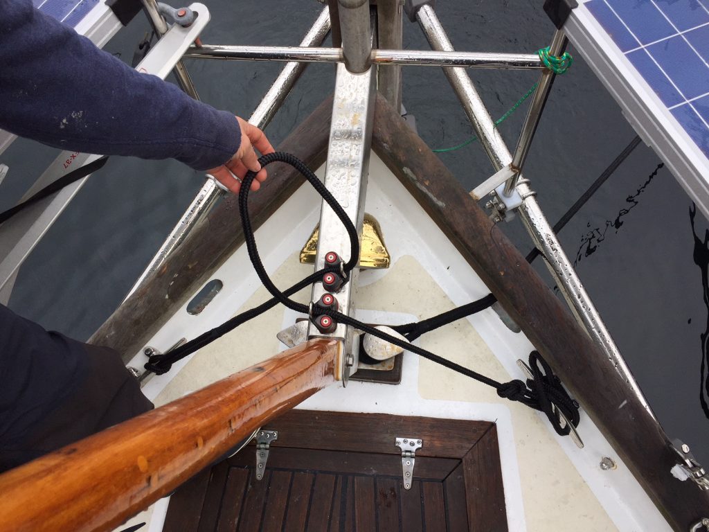 Alajuela 38 - Tiller Locking System - Hydrovane